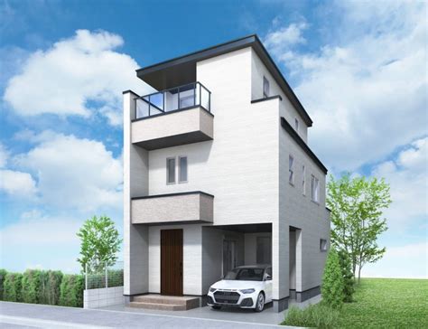 建築パース：パース工場 三鷹市の戸建・外観 127