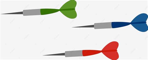 Dartsillustrationvector On White Background Center Goal Aiming Vector