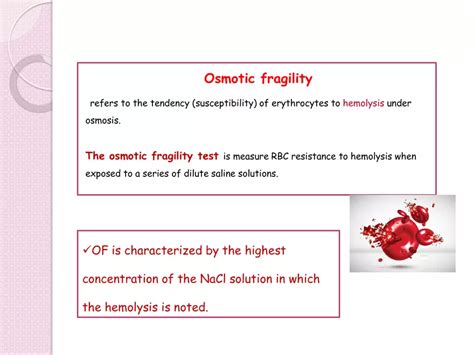 Osmotic Fragility Of Rbcs Edubirdie