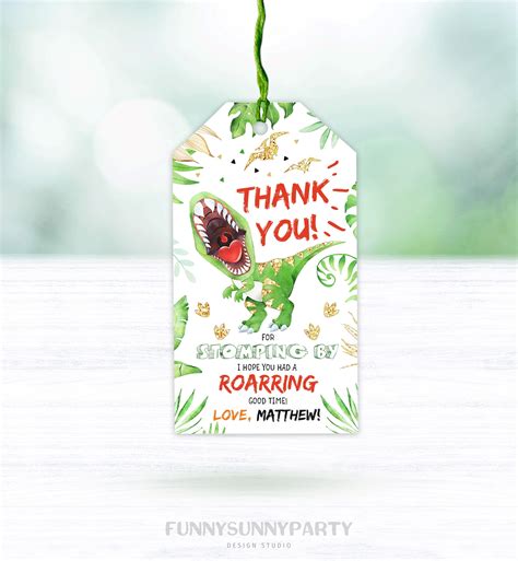 Birthday Thank You Cards Thank You Tags Party Favor Tags Gift Tags