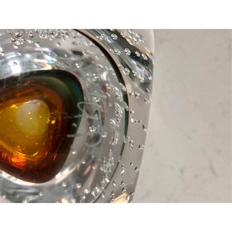 Vintage Marian Pyrcak Handblown Bullicante Paperweight Initialed Chairish