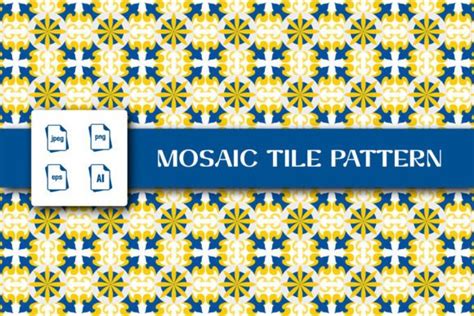 Mosaic Tile Pattern Seamless Graphic By Upperline · Creative Fabrica