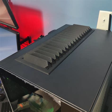 240mm Or More Angular Louvre Fan Grill For Pc Case By Drakorex Download Free Stl Model