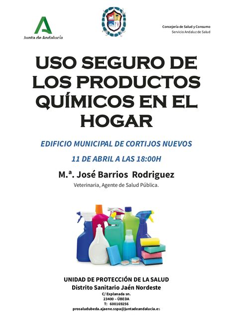 Uso Seguro De Productos Qu Micos En El Hogar Ayuntamiento De Segura