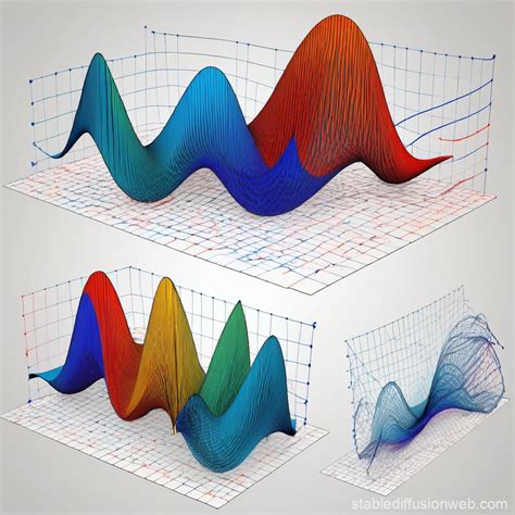3d Sinusoidal Function Visualisations Stable Diffusion Online