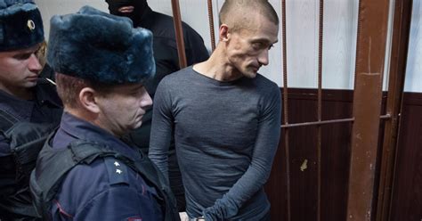 Russian Dissident Artist Pyotr Pavlensky Who Nailed Scrotum To Red