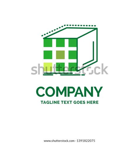 Abstract Aggregation Cube Dimensional Matrix Flat Stock Vector Royalty Free 1391822075