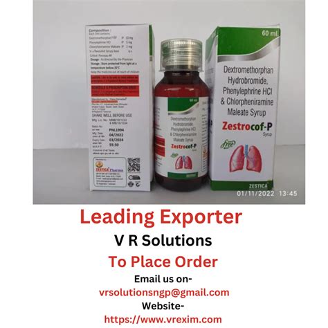 Dextromethorphan Cough Syrup At ₹ 109bottle In Nagpur Id 2850958619812