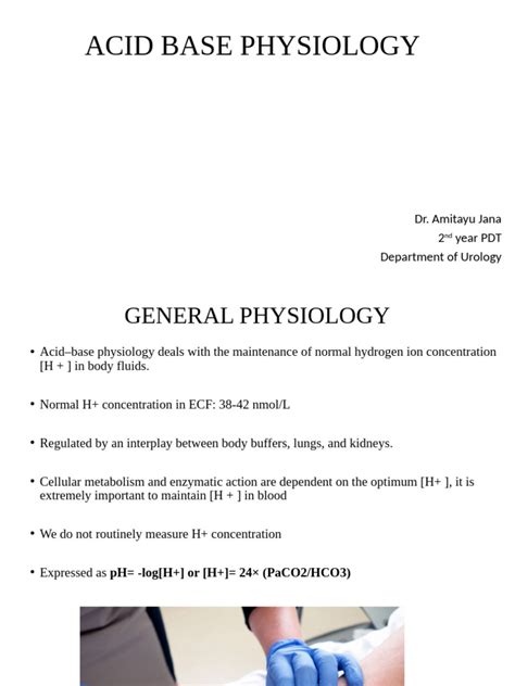 Acid Base Physiology Pdf Physiology Clinical Medicine