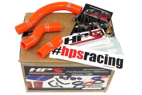Hps Orange 3 Ply Silicone Radiator Coolant Hose Kit For 07 10 Ktm