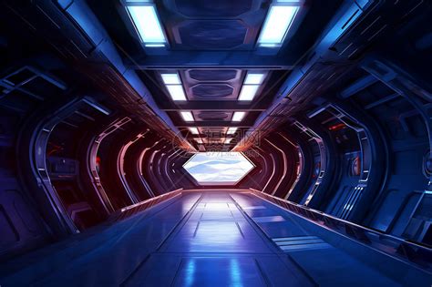 空间站通道插画图片下载 正版图片600151915 摄图网