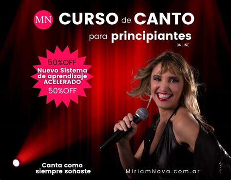 Curso de Canto para principiantes en línea Miriam Nova