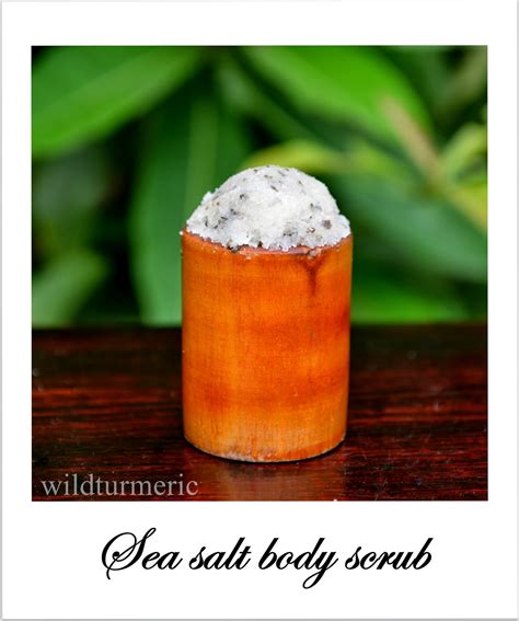 Diy Homemade Salt Scrub Recipe For Face Hands Feet And Body Wildturmeric