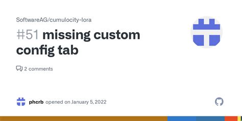 missing custom config tab · issue 51 · softwareag cumulocity lora · github