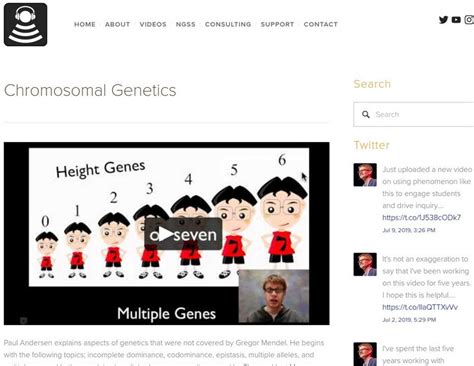 Bozeman Science Chromosomal Genetics Instructional Video For 9th