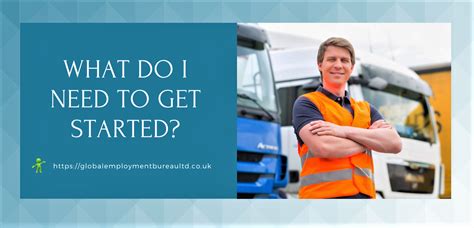 How To Become An Hgv Driver Global Employment Bureau