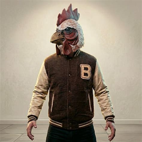 Hotline Miami Game Accurate Cosplay Jacket Wool Body Leather Sleeves