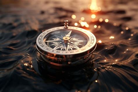 Premium Ai Image A Compass Needle Spinning Aimlessly Symbolizing Th 00123 02