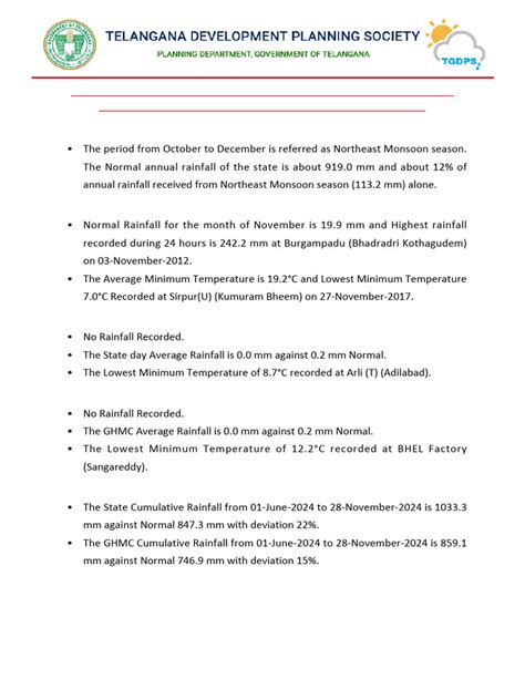 Daily Weather Report Pdf Climate Meteorology