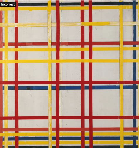 Картина Мондриана 75 лет висела в музеях вверх ногами СмартПресс