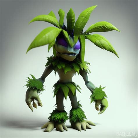 1694531406 Plant Humanoid Video Game Character 3d By Krogher22 On