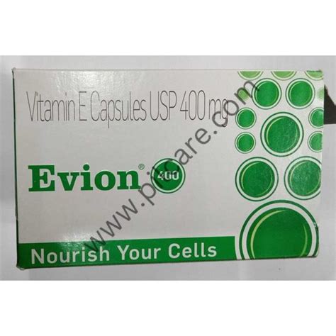Evion 400mg Capsule N Chimanlal Enterprises