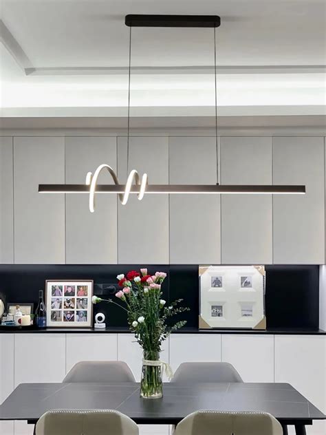 Original Design Modern Linear Hanging Lamp Ideal For Modern Kitchens Livingroom Office Buy