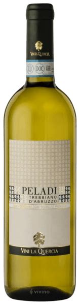 Vini La Quercia Peladi Trebbiano D Abruzzo Vivino US