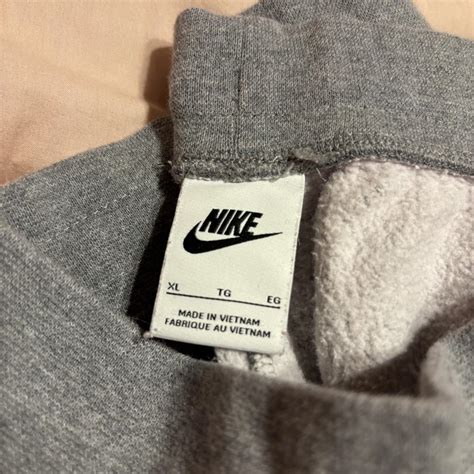 Grey Nike Sweatpants So Cute On Just Too Short On Depop