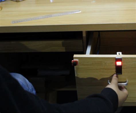 electric fingerprint lock arduino compatible 12 steps with pictures