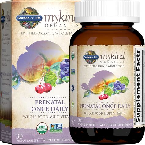 Amazon.com: Garden of Life mykind Organics Prenatal Vitamins - 30 ...