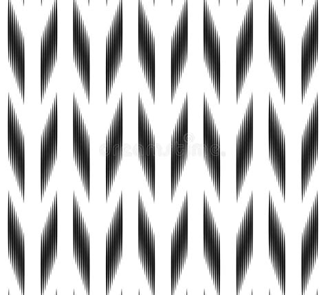 Seamless Halftone Chevron Pattern Vector On Black Background For Fabric And Textile Printing