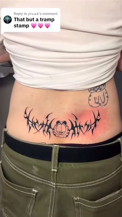 Y2k Tramp Stamp Tattoo
