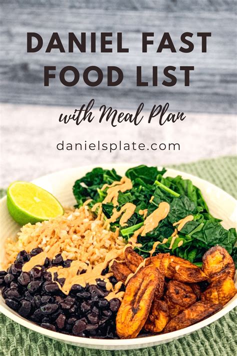 Printable Daniel Fast Food List Printable Free Templates