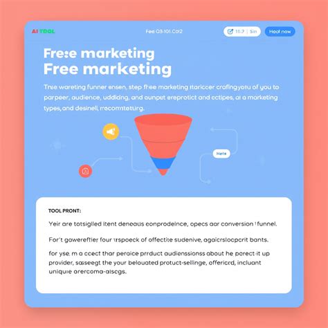 Free Marketing Funnel Generator Free No Signup Ai Tool
