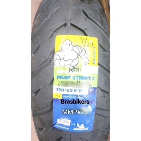 MICHELIN PILOT STREET 2 TUBELESS TYRE 150 60 B 17 Z250 NINJA KTM