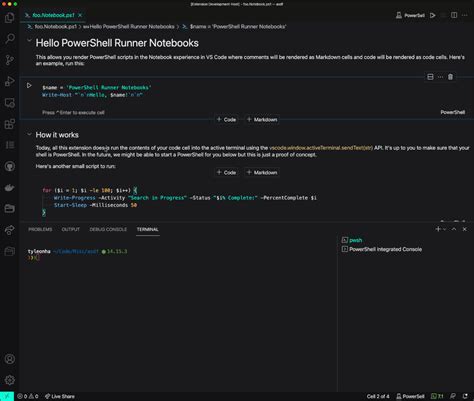 Shell Runner Notebooks Visual Studio Marketplace