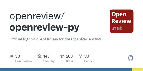 GitHub Openreview Openreview Py Official Python Client Library For The OpenReview API