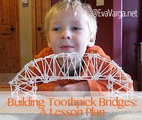 Building Toothpick Bridges A Lesson Plan Eva Varga