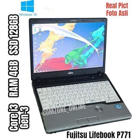 Jual Laptop Bekas Fujitsu Lifebook P771 I3 Gen3 Ram 4GB SSD 128GB Webcam Nbf28 Shopee Indonesia