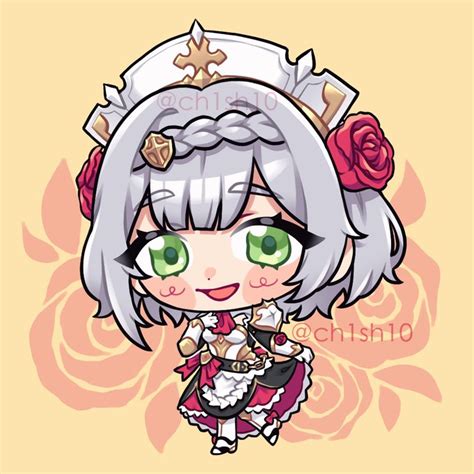 「ノエル原神 白髪」の画像イラストファンアート古い順｜2ページ目
