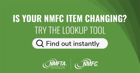 Nmfta Launches Free Nmfc Item Lookup Tool To Help Industry Navigate