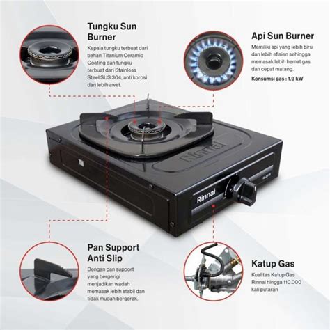 Jual Rinnai Kompor Gas Tungku RI S Di Seller Smart Homeware Kota Medan Sumatera Utara