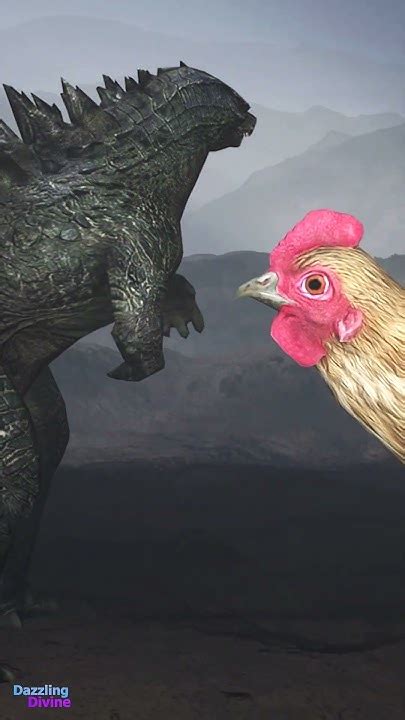 Godzilla Sends Giant Chicken To Space Shorts Youtube