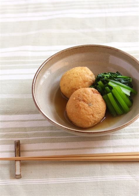 がんもどきと小松菜の煮物 By おいしい健康 管理栄養士監修のレシピ検索・献立作成：おいしい健康 糖尿病