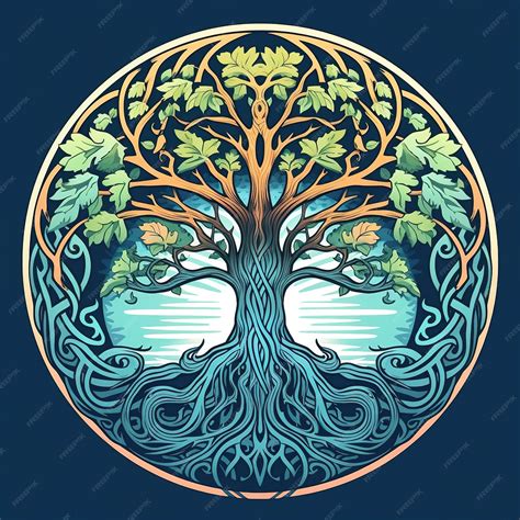 Premium Ai Image Tree Of Life Illustration