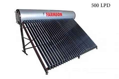 500 Lpd Etc 32 Tube Farmson Solar Water Heater At Rs 38999piece