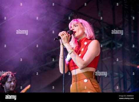 Flore Benguigui Of Limperatrice Performs At The Coachella Music And Arts Festival At The Empire