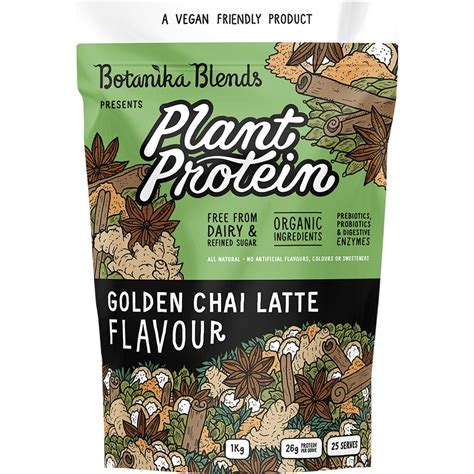 Botanika Blends Plant Protein Golden Chai Latte 1kg The Supplement Shop