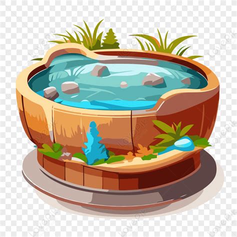 온수 욕조 벡터만화상표클립 아트 Png 일러스트 무료 다운로드 Lovepik